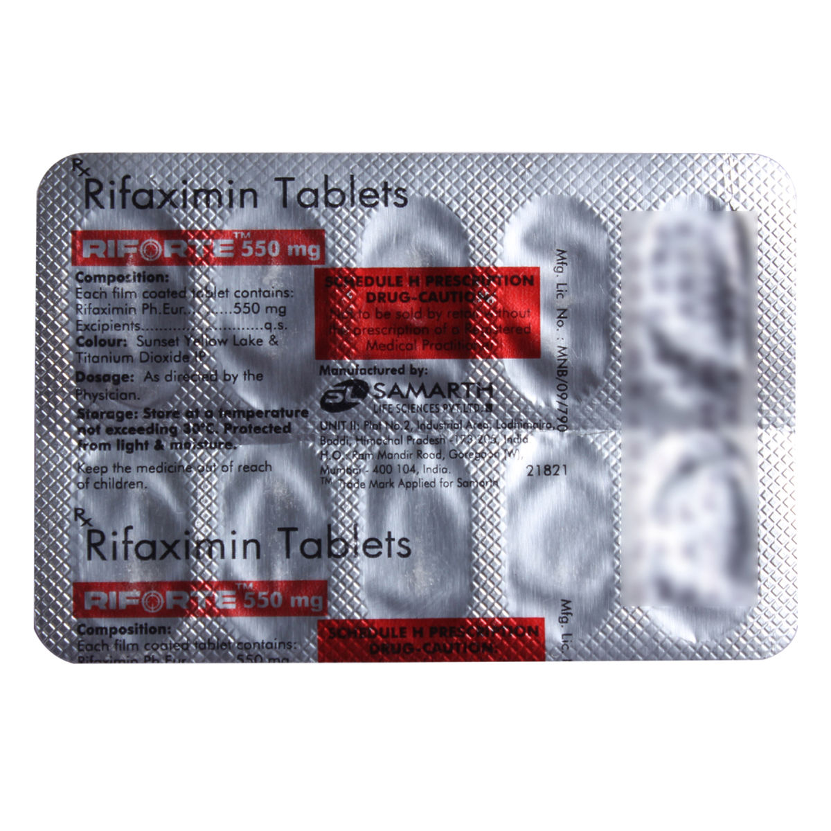 Riforte 550 mg Tablet | Uses, Side Effects, Price | Apollo Pharmacy