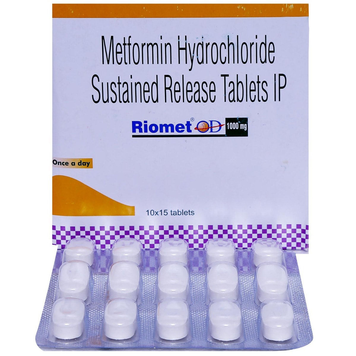 Riomet OD 1000 Tablet 15's Price, Uses, Side Effects, Composition ...