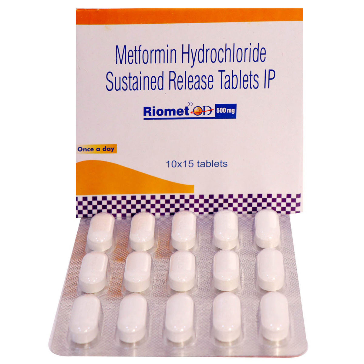 Riomet OD 500 mg Tablet 15's Price, Uses, Side Effects, Composition ...