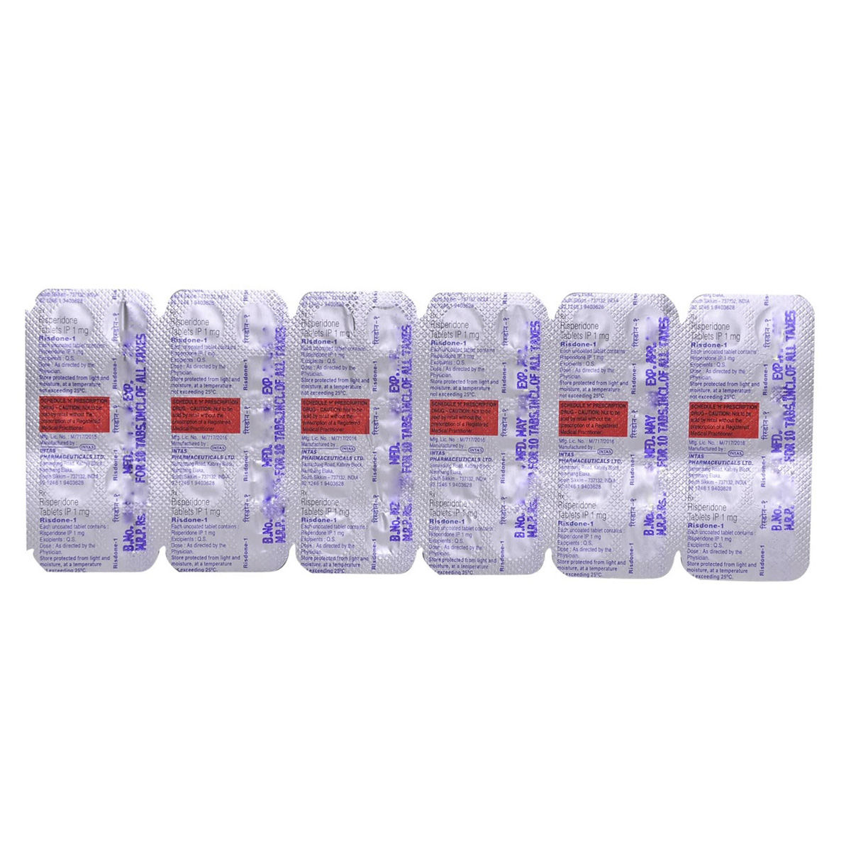 Risdone-1 Tablet 10's Price, Uses, Side Effects, Composition - Apollo ...