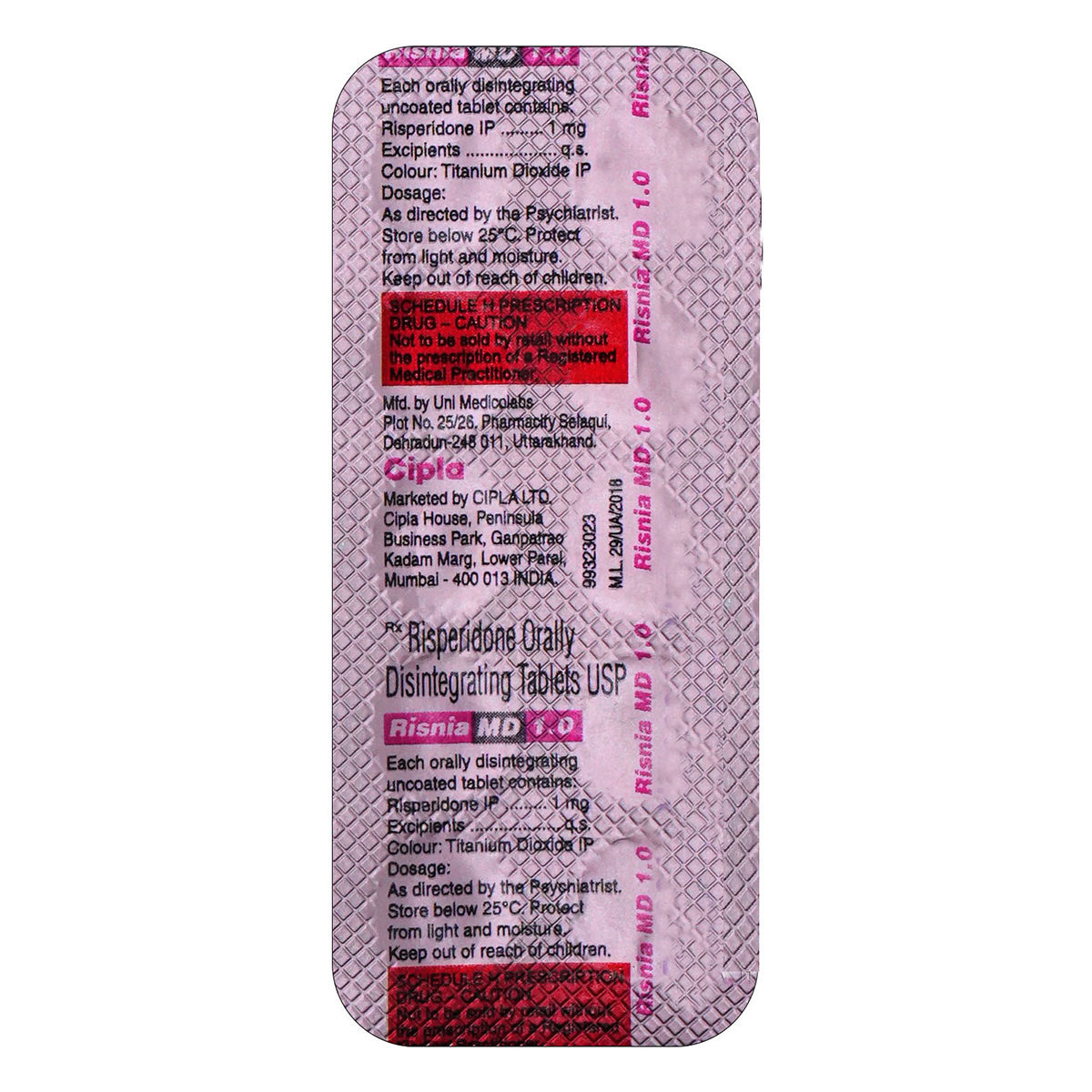 RISNIA MD 1MG TABLET | Uses, Side Effects, Price | Apollo Pharmacy