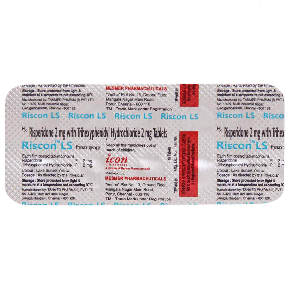 RISCON LS TABLET | Uses, Side Effects, Price | Apollo Pharmacy