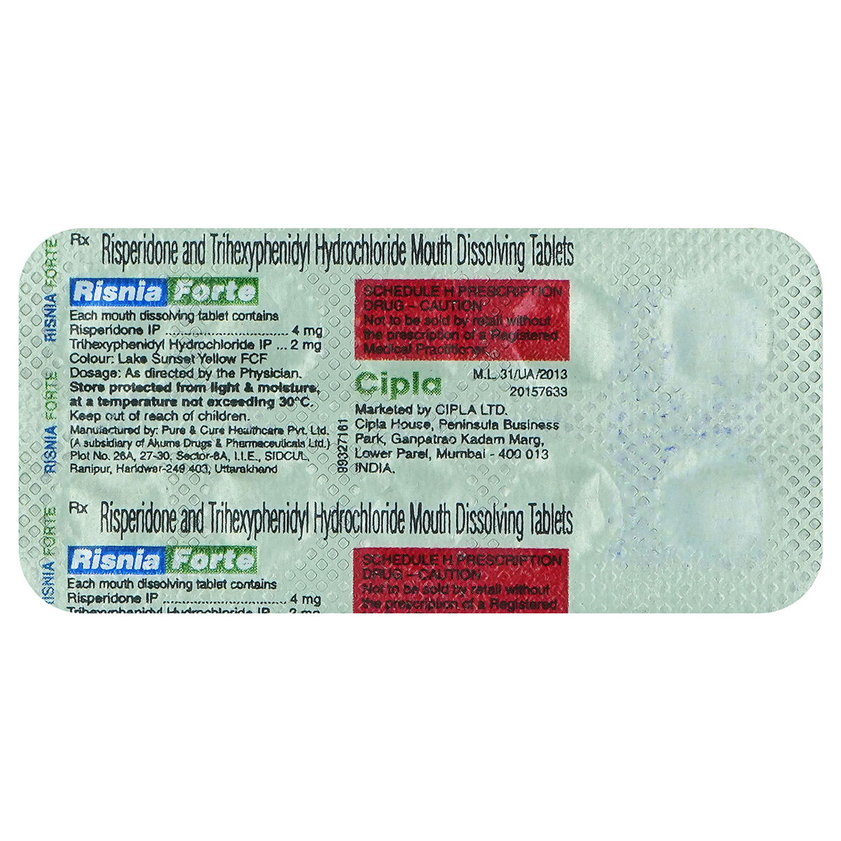 RISNIA FORTE TABLET | Uses, Side Effects, Price | Apollo Pharmacy