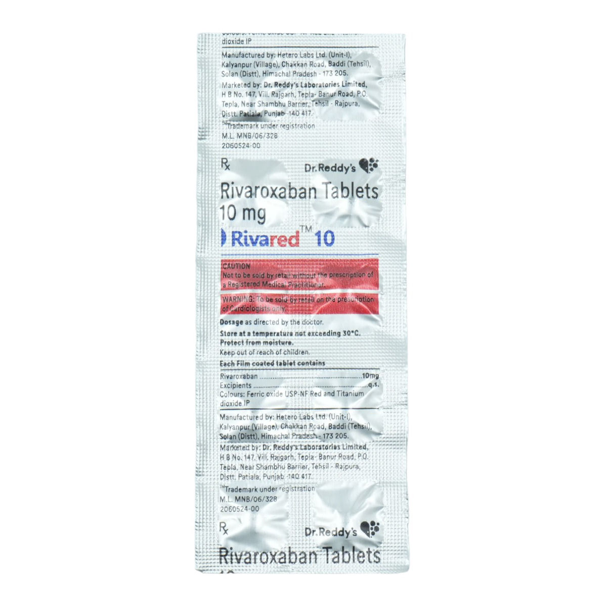 Rivared 10 Tablet | Uses, Side Effects, Price | Apollo Pharmacy