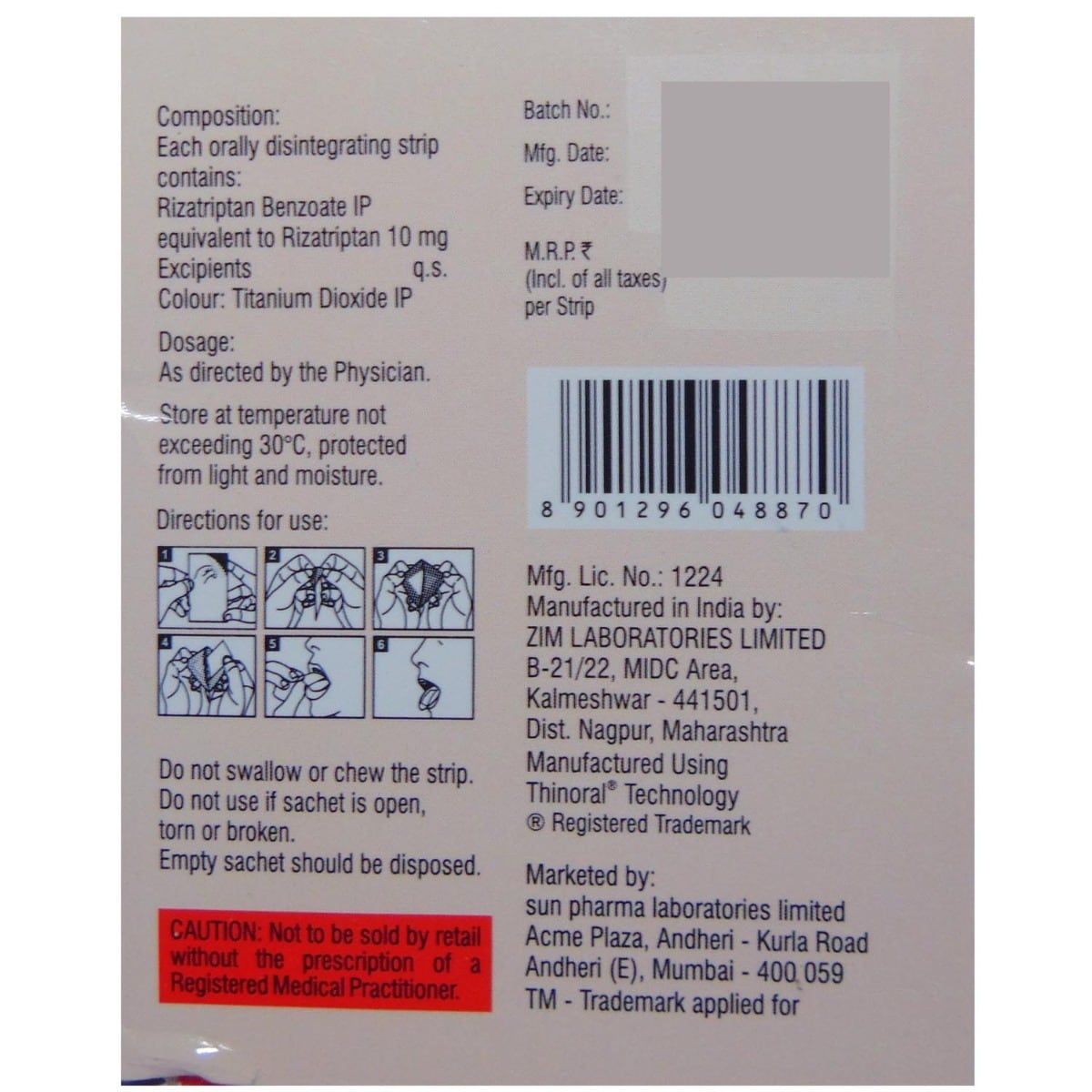 Rizanet 10 Disintegrating Strip | Uses, Side Effects, Price | Apollo ...