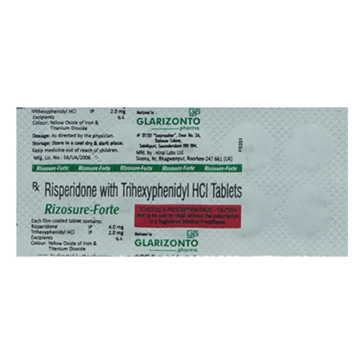 Rizosure-Forte Tablet | Uses, Side Effects, Price | Apollo Pharmacy
