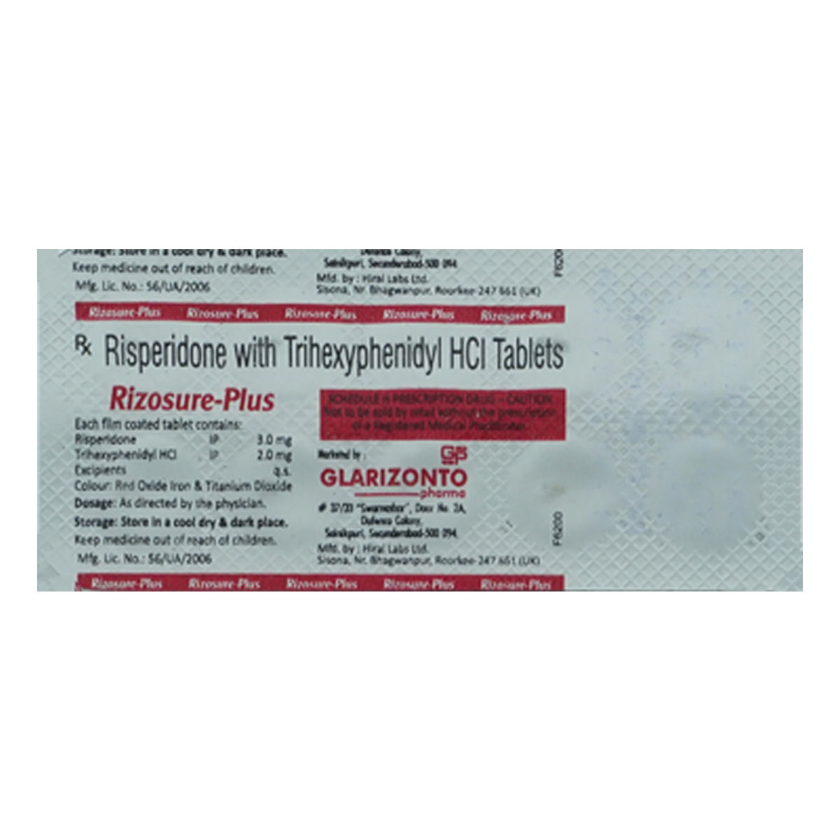 Rizosure-Plus Tablet | Uses, Side Effects, Price | Apollo Pharmacy