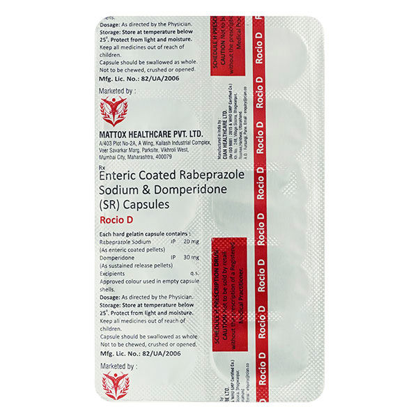 Rocio D Capsule | Uses, Side Effects, Price | Apollo Pharmacy
