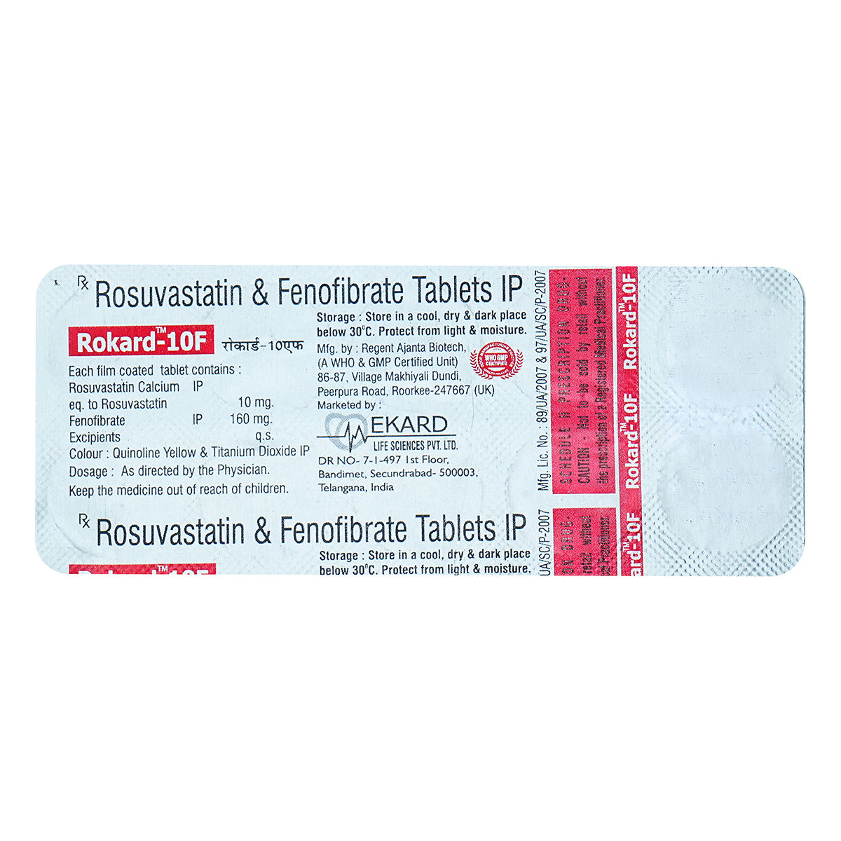 Rokard-10F Tablet | Uses, Side Effects, Price | Apollo Pharmacy