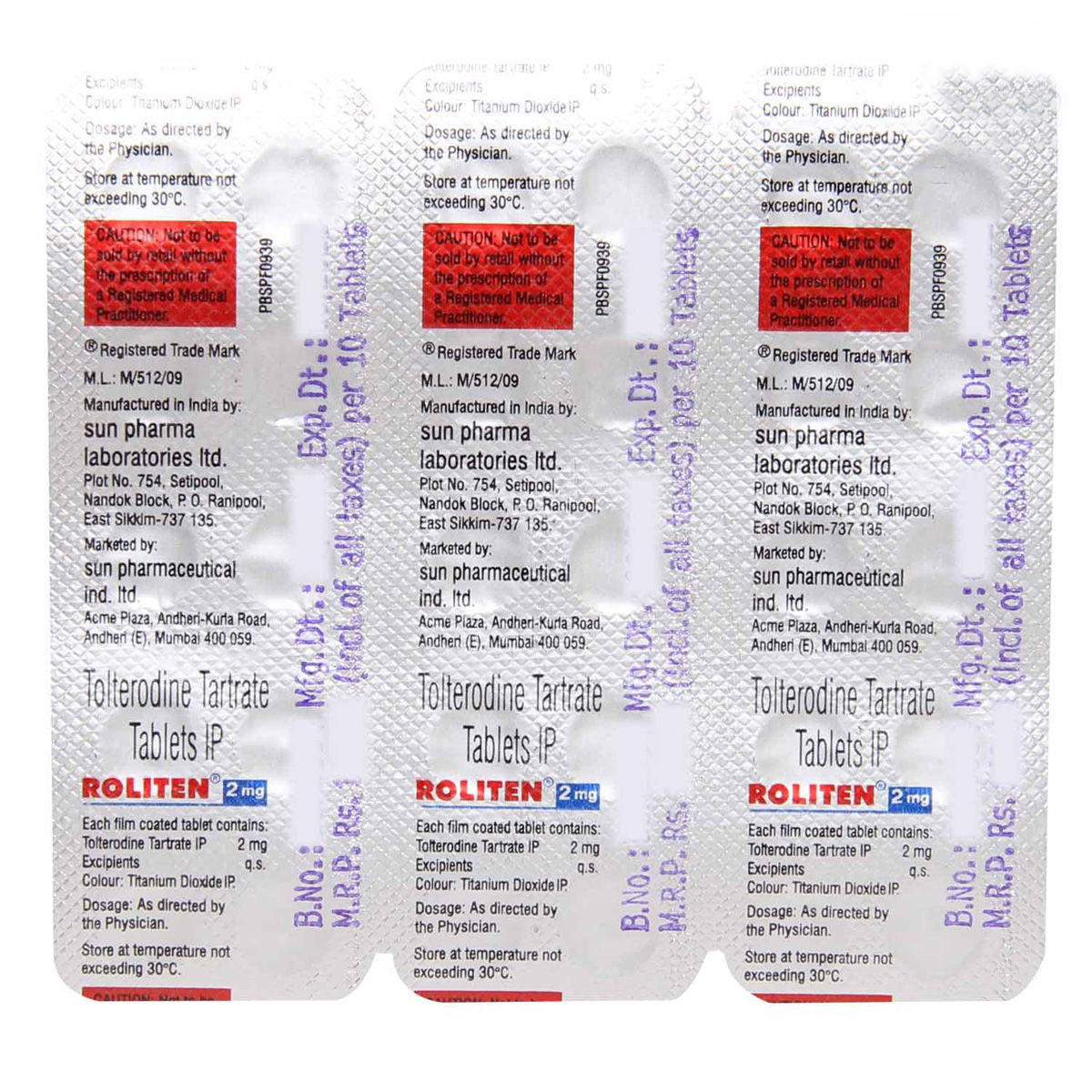 Roliten 2 mg Tablet | Uses, Side Effects, Price | Apollo Pharmacy
