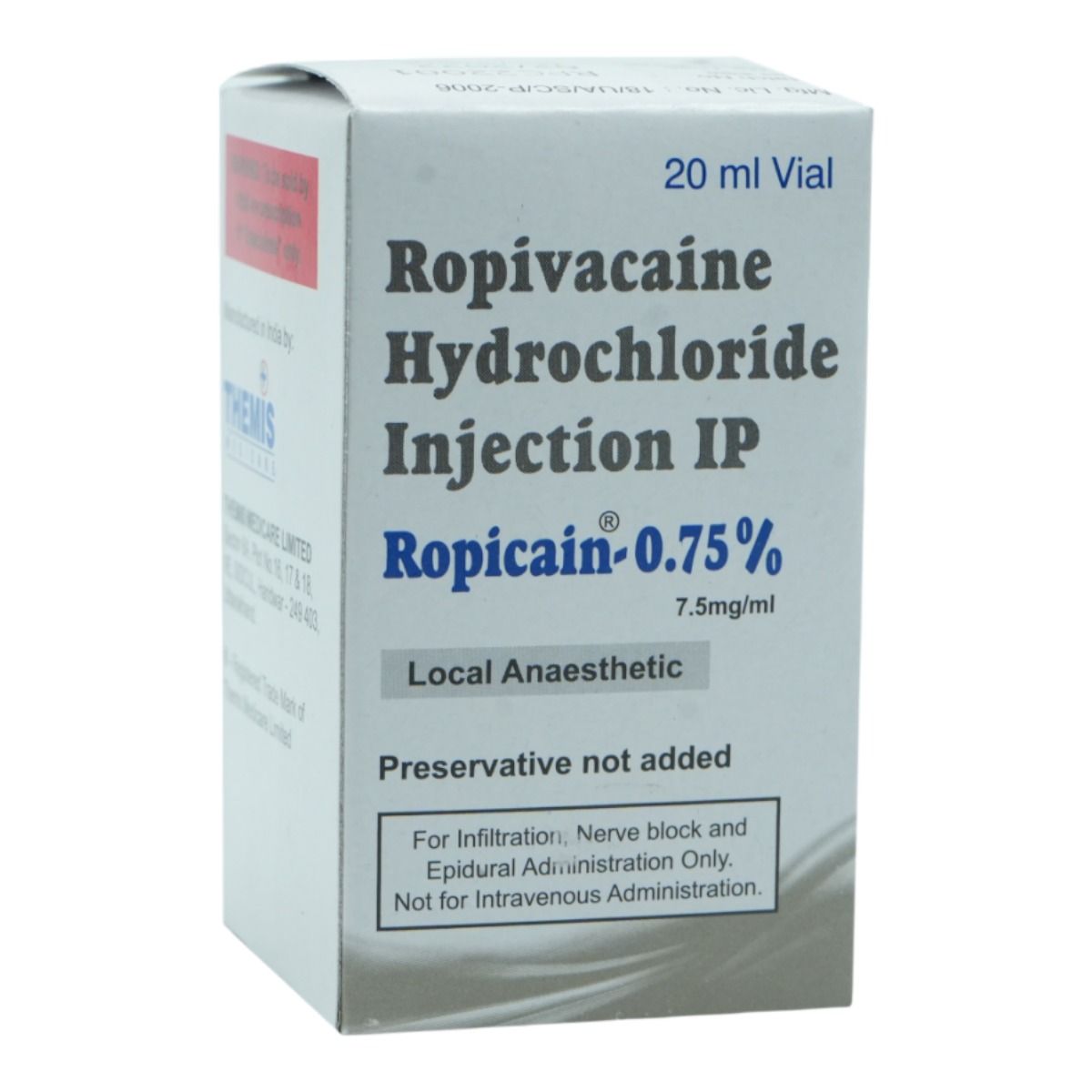 Ropicain 0.75% Inj 20Ml Price, Uses, Side Effects, Composition - Apollo ...
