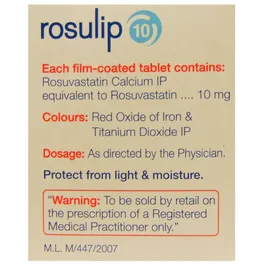 Rosulip 10 Tablet | Uses, Side Effects, Price | Apollo Pharmacy