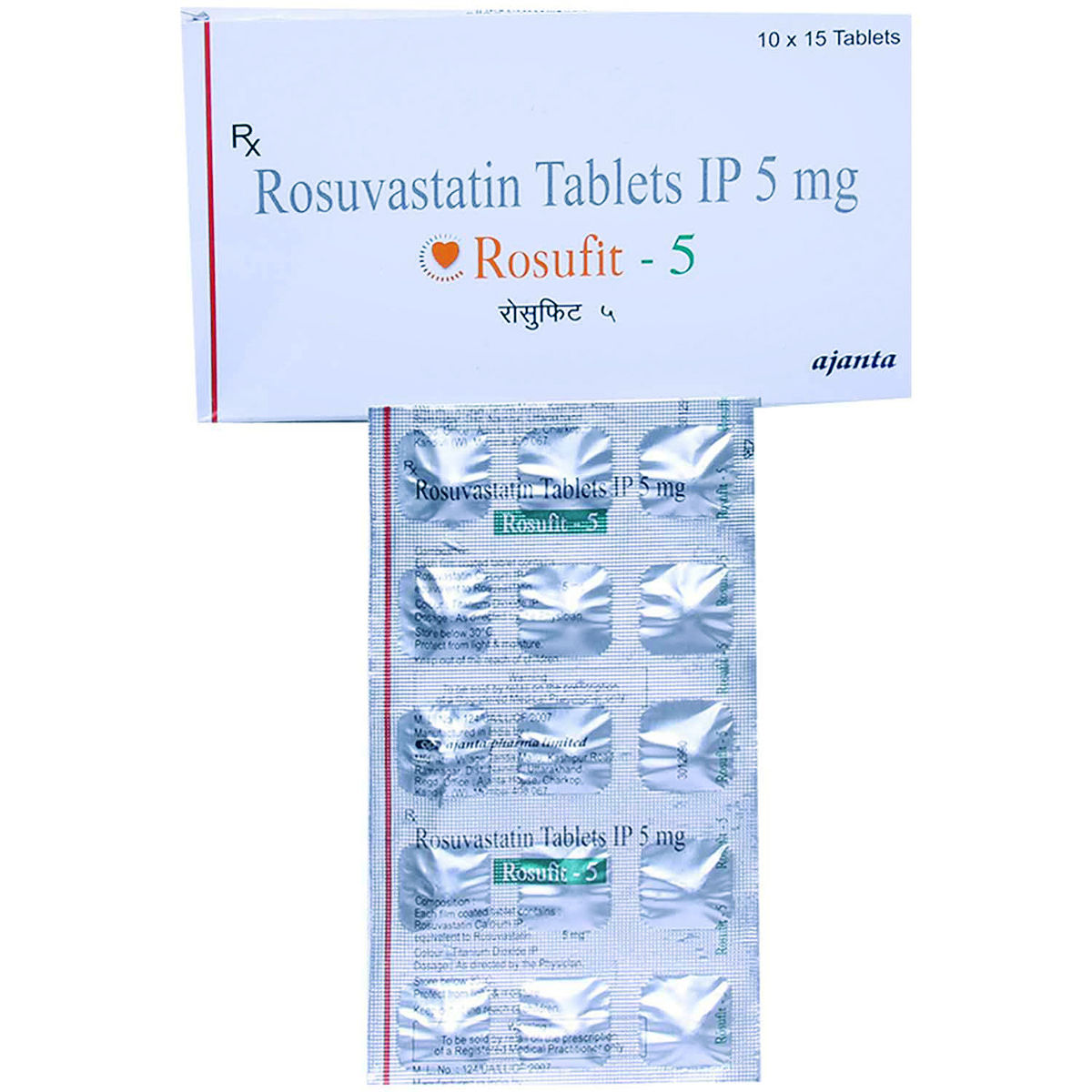 Rosufit-5 Tablet 15's Price, Uses, Side Effects, Composition - Apollo ...
