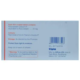 Rosulip 20 Tablet | Uses, Side Effects, Price | Apollo Pharmacy