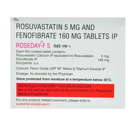 Roseday F 5 Tablet | Uses, Side Effects, Price | Apollo Pharmacy
