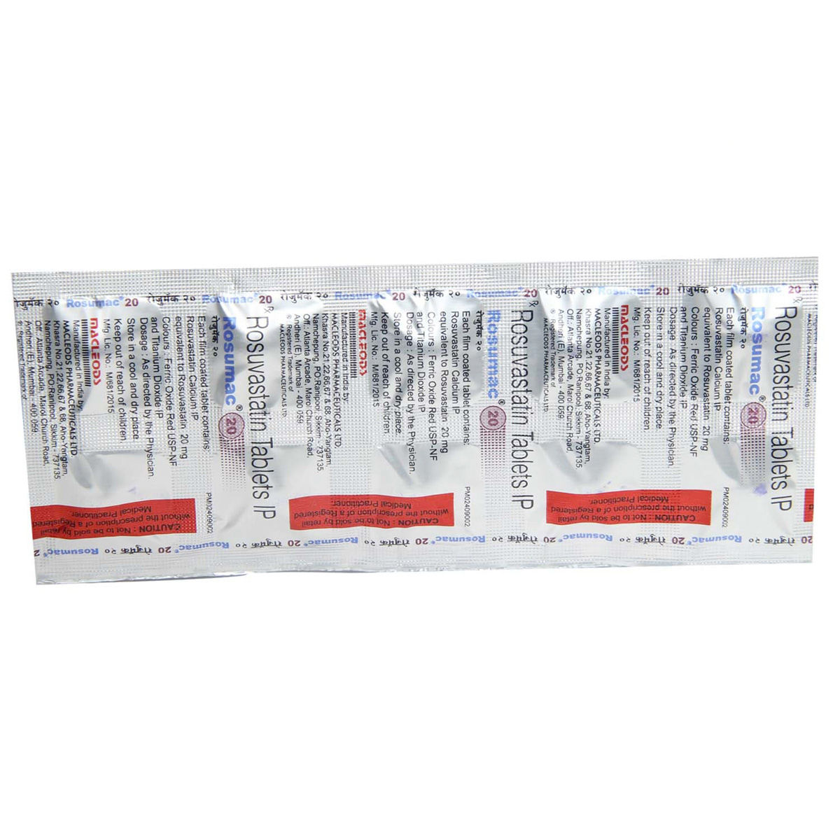 Rosumac 20 Tablet 10's Price, Uses, Side Effects, Composition - Apollo ...