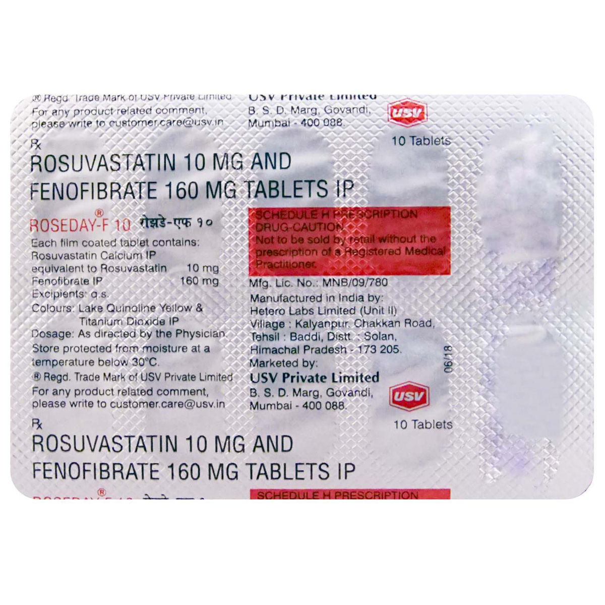 Roseday-F 10 Tablet 10's Price, Uses, Side Effects, Composition ...