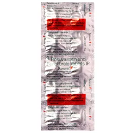 Rosuvas F 20 Tablet | Uses, Side Effects, Price | Apollo Pharmacy