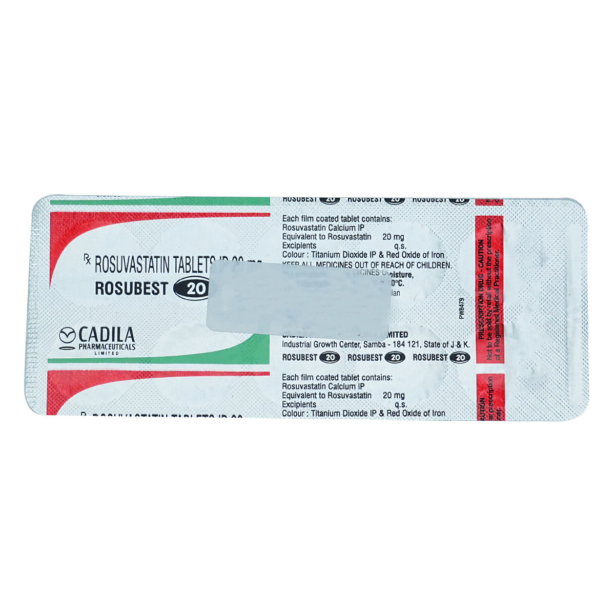 Rosubest 20 Tablet | Uses, Side Effects, Price | Apollo Pharmacy