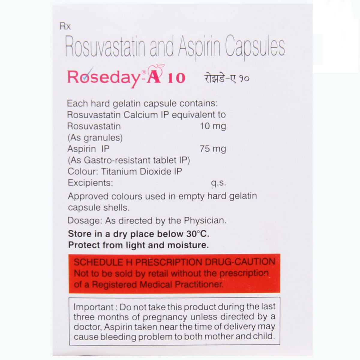Roseday-A 10 Tablet 10's Price, Uses, Side Effects, Composition ...