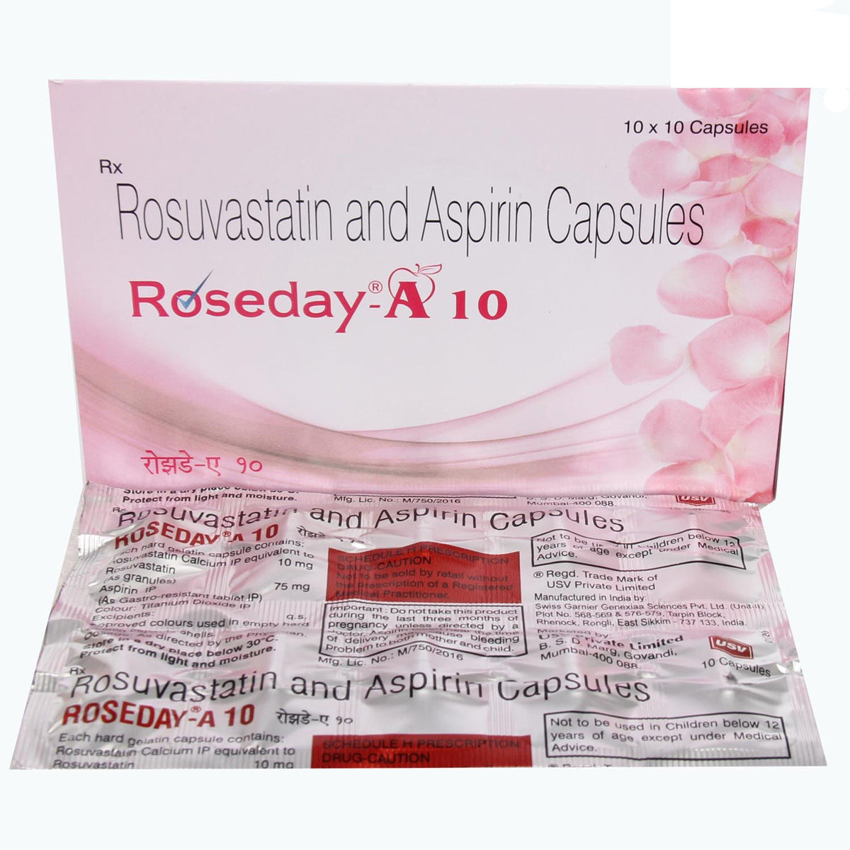 Roseday-A 10 Tablet 10's Price, Uses, Side Effects, Composition ...