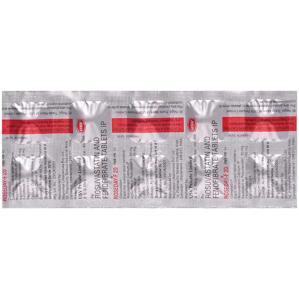 Roseday F 20 Tablet | Uses, Side Effects, Price | Apollo Pharmacy