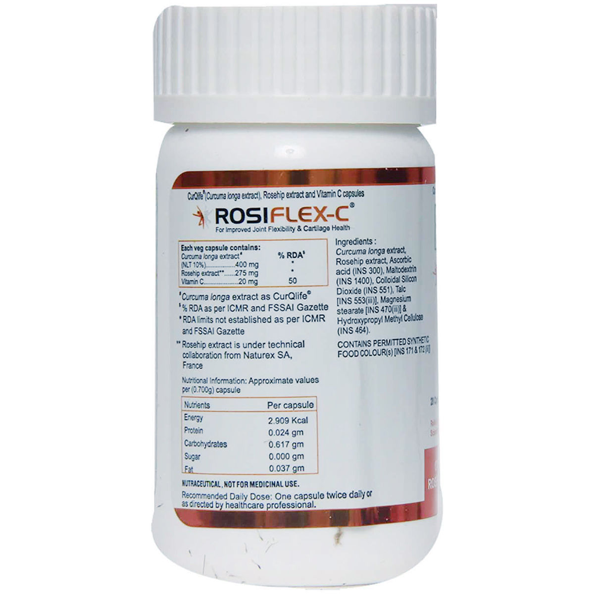 Rosiflex-C Capsule 20's Price, Uses, Side Effects, Composition - Apollo ...