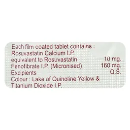 Rosuson-F 10 Tablet | Uses, Side Effects, Price | Apollo Pharmacy