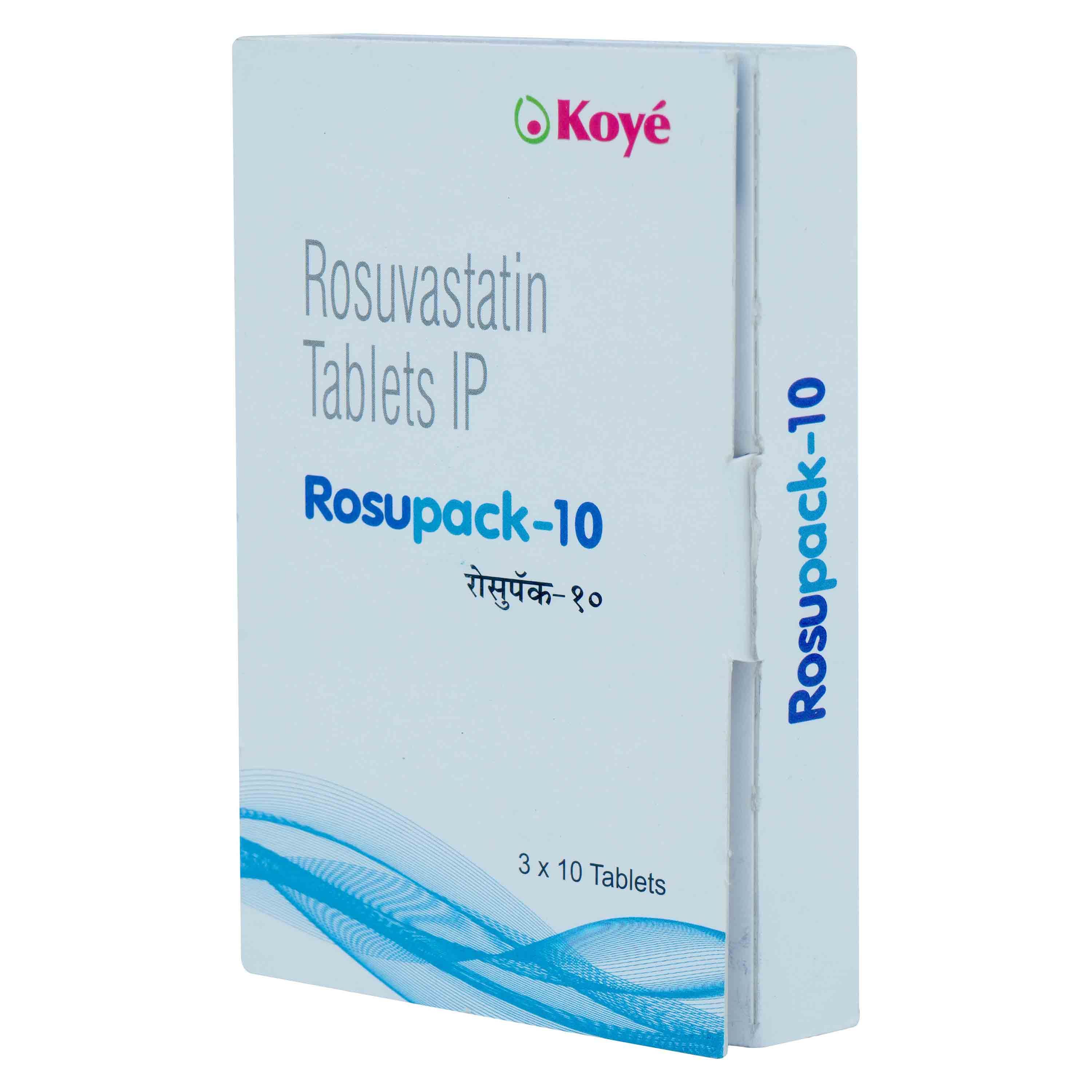 Rosupack 10 Tablet | Uses, Side Effects, Price | Apollo Pharmacy