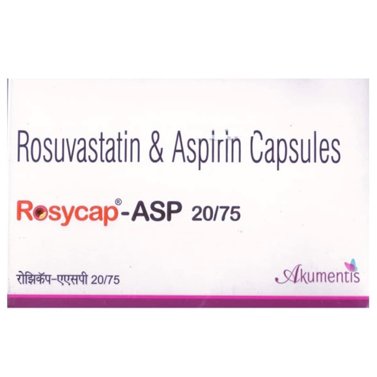 Rosycap-ASP 20/75 Capsule 10's Price, Uses, Side Effects, Composition ...