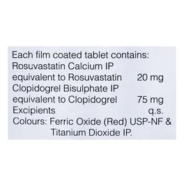 Buy Rosuvas CV 20mg/75mg Capsule online | Uses, Side Effects, Price and ...