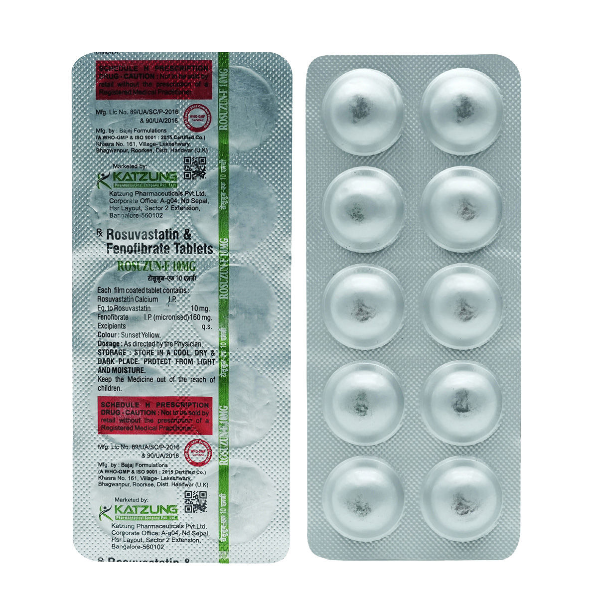 ROSUZUN F 10MG TABLET 10'S Price, Uses, Side Effects, Composition ...