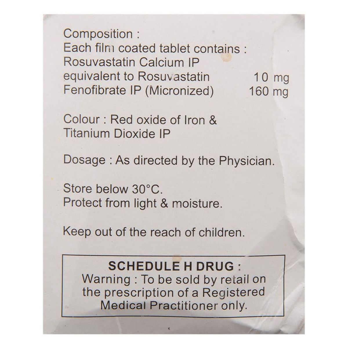 Rosufit-F 10/160 Tablet 15's Price, Uses, Side Effects, Composition ...