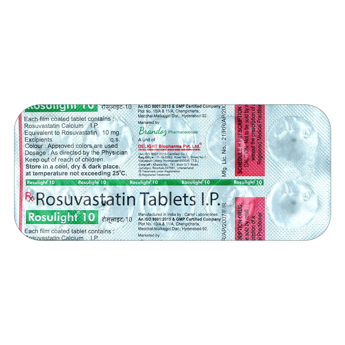 Rosulight-10 Tablet | Uses, Side Effects, Price | Apollo Pharmacy