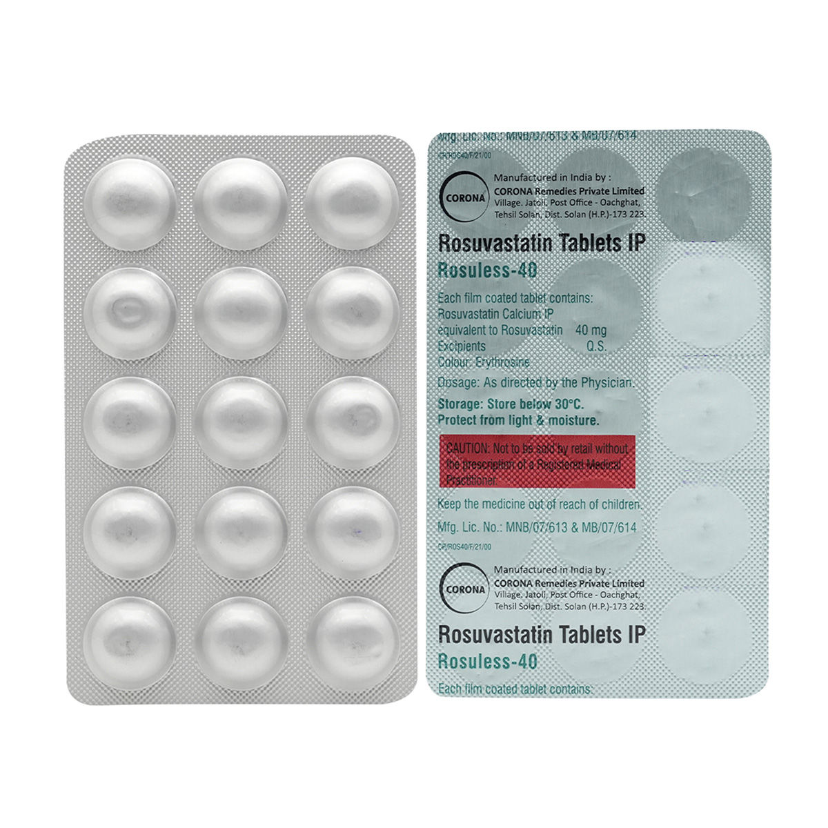 Rosuless 40 Tablet 15's Price, Uses, Side Effects, Composition - Apollo ...