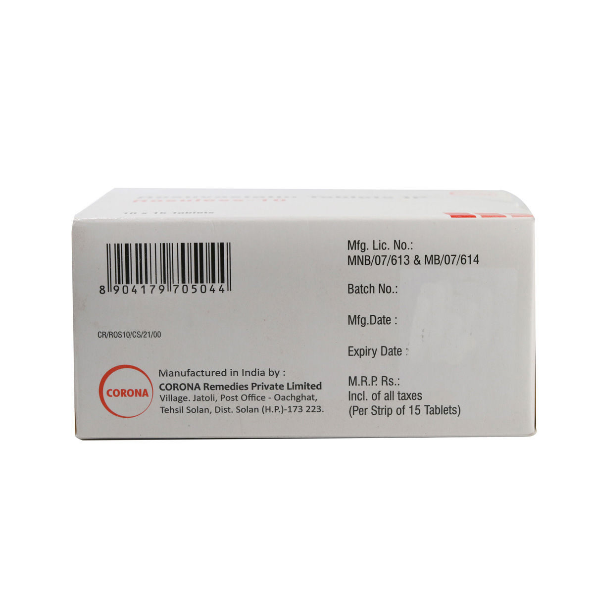 Rosuless-10 Tablet | Uses, Side Effects, Price | Apollo Pharmacy