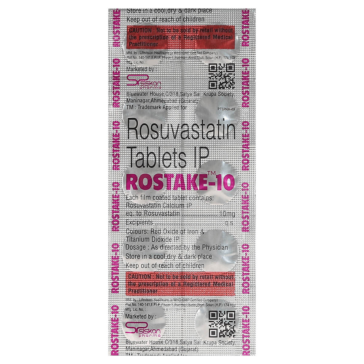 Rostake-10 Tablet | Uses, Side Effects, Price | Apollo Pharmacy