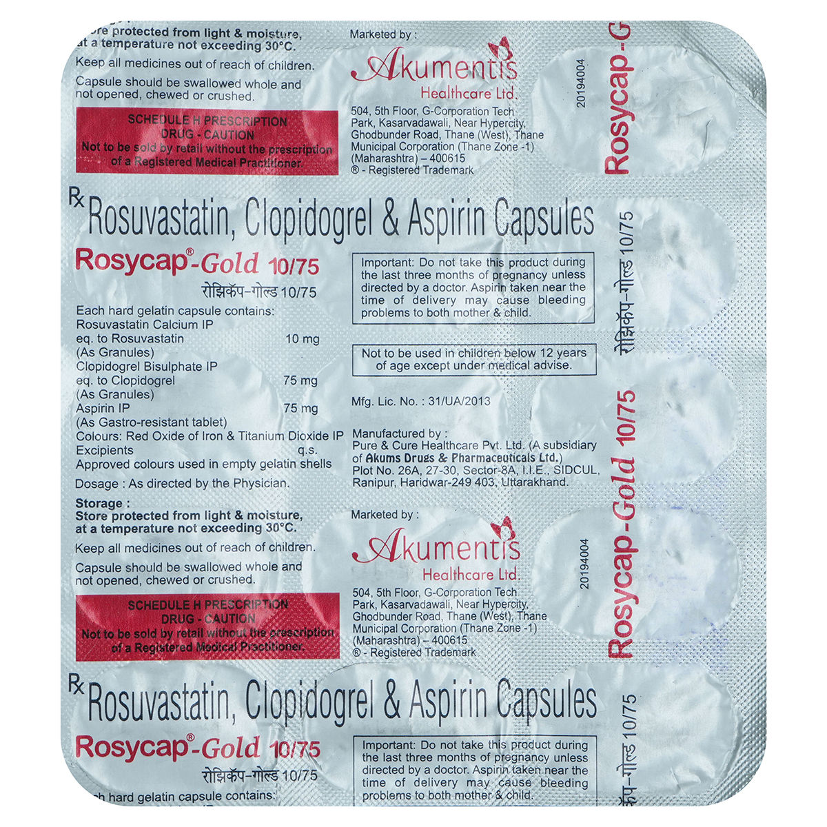 Rosycap Gold Capsule | Uses, Side Effects, Price | Apollo Pharmacy