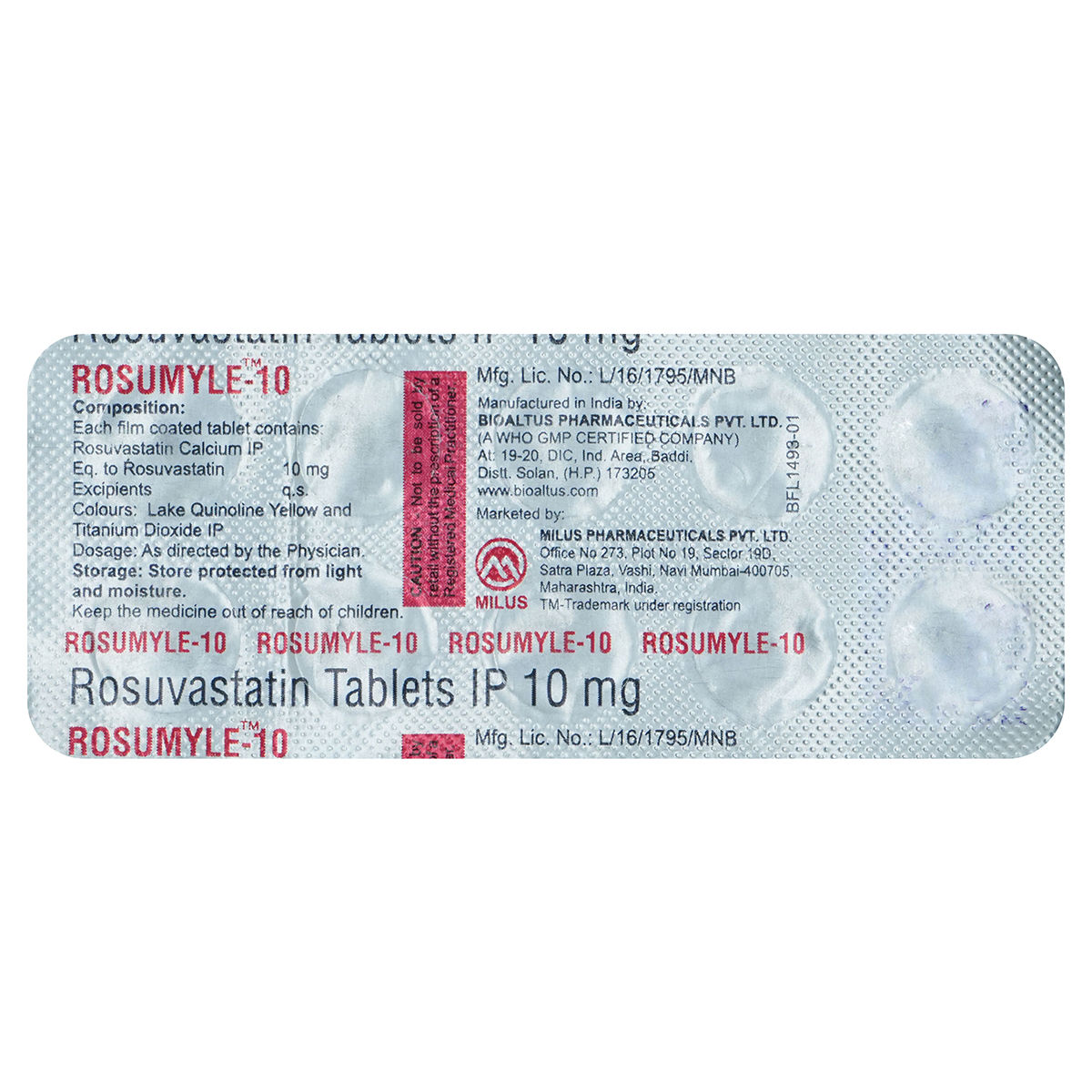 Rosumyle-10 Tablet | Uses, Side Effects, Price | Apollo Pharmacy