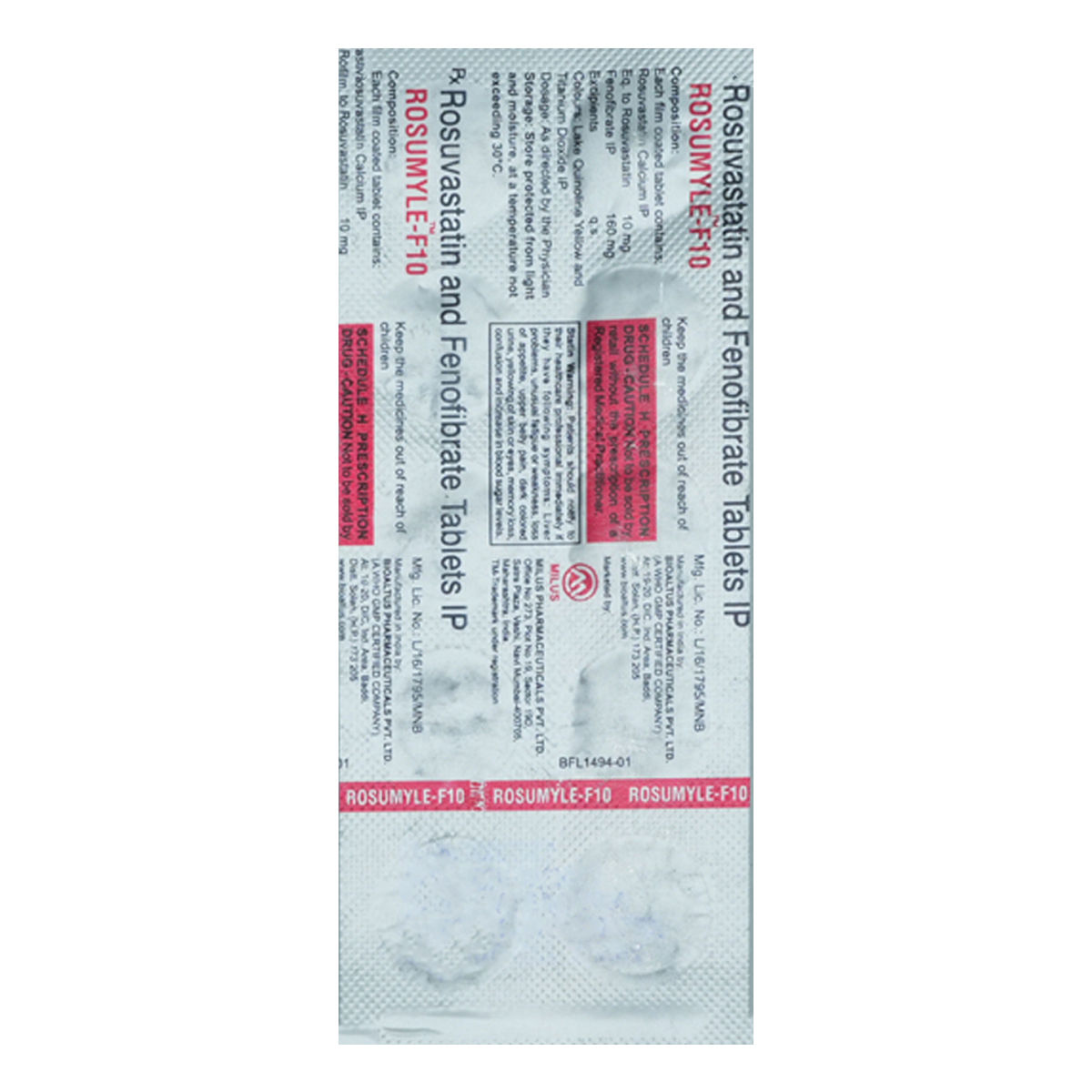 Rosumyle-F10 Tablet | Uses, Side Effects, Price | Apollo Pharmacy