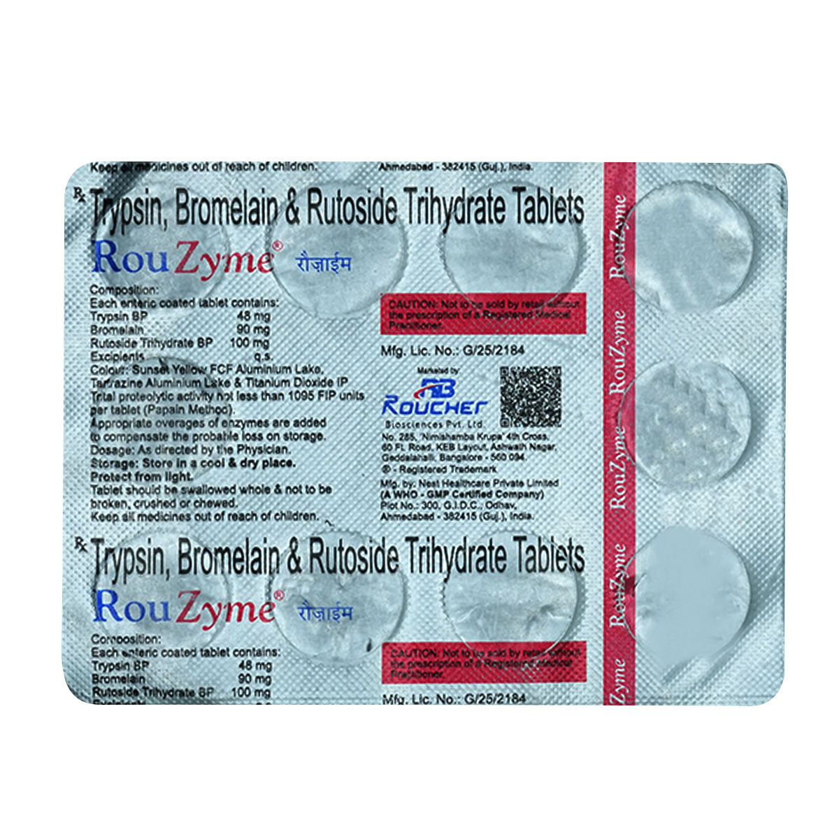 Rouzyme Tablet | Uses, Side Effects, Price | Apollo Pharmacy