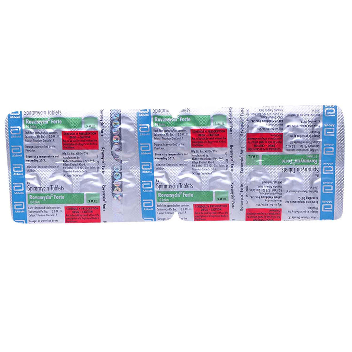 Rovamycin Forte Tablet | Uses, Side Effects, Price | Apollo Pharmacy