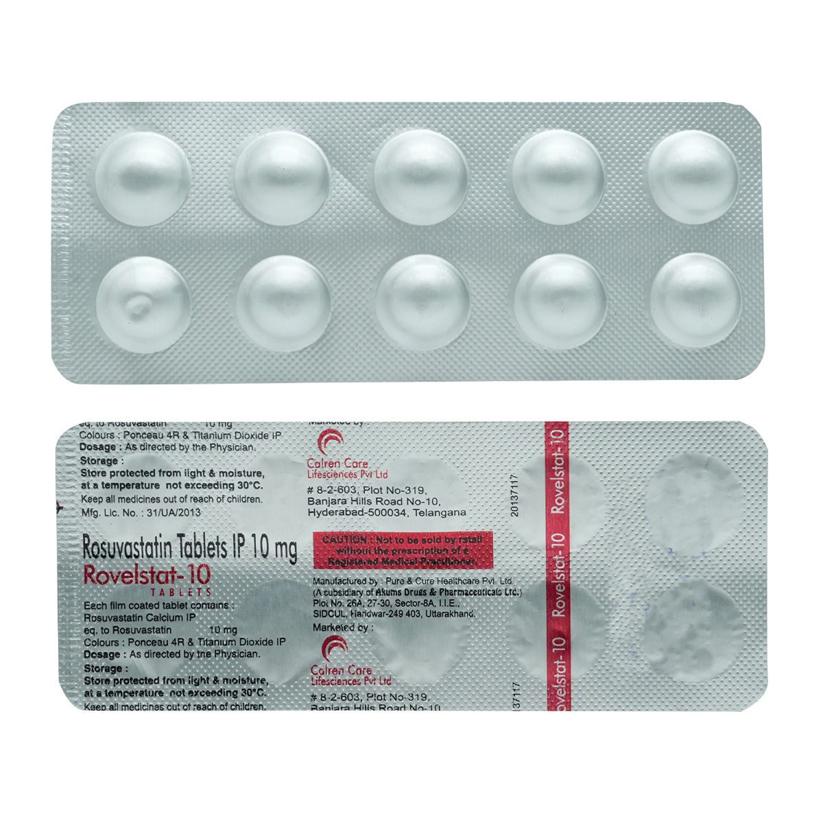 Rovelstat Tablet 10's Price, Uses, Side Effects, Composition - Apollo ...