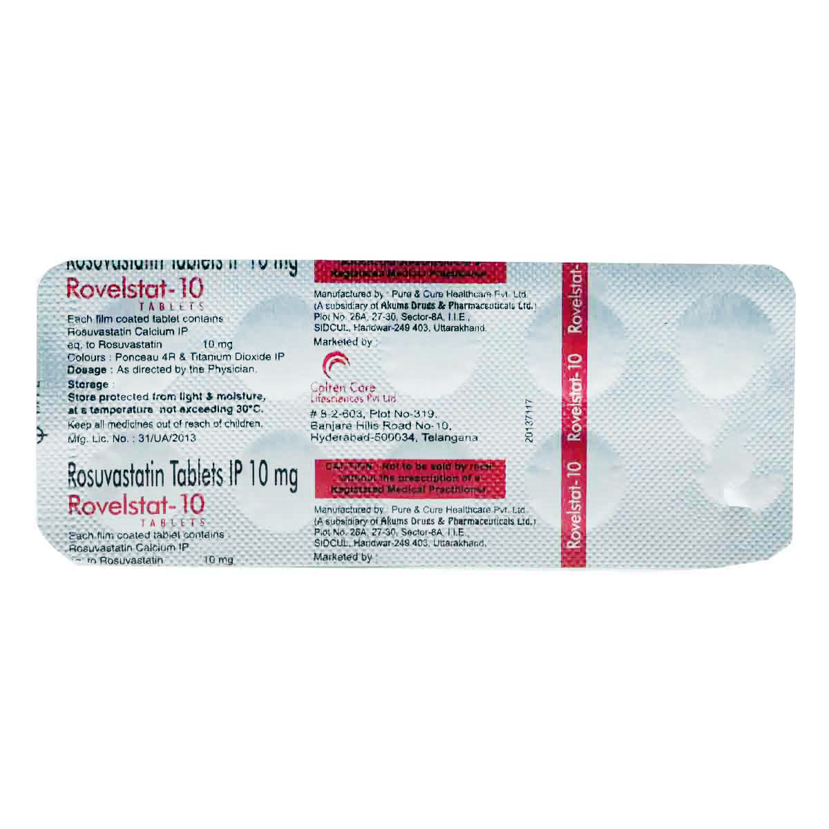 Rovelstat Tablet 10's Price, Uses, Side Effects, Composition - Apollo ...