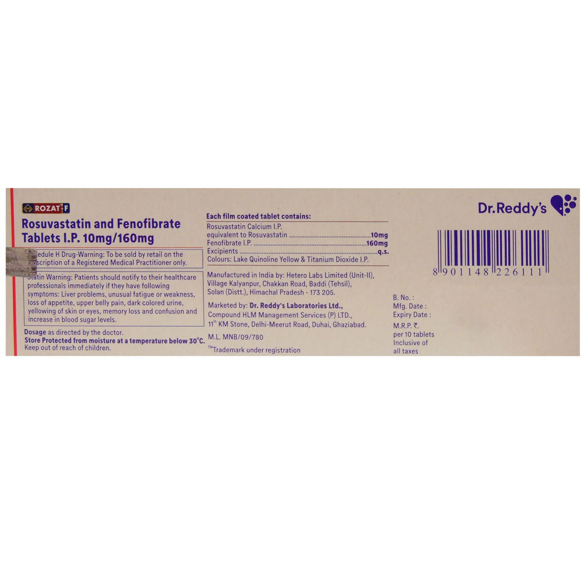 Rozat-F Tablet 10's Price, Uses, Side Effects, Composition - Apollo ...