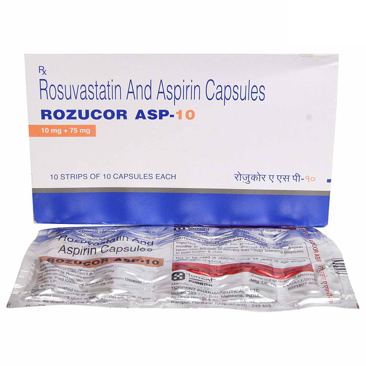 Rozucor ASP-10 Capsule | Uses, Side Effects, Price | Apollo Pharmacy