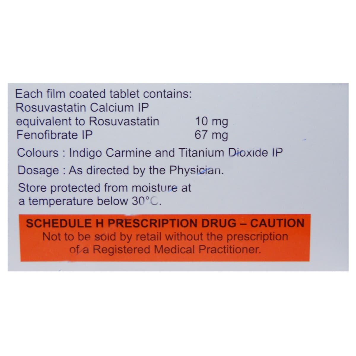 Rozustat F 10 Tablet | Uses, Side Effects, Price | Apollo Pharmacy