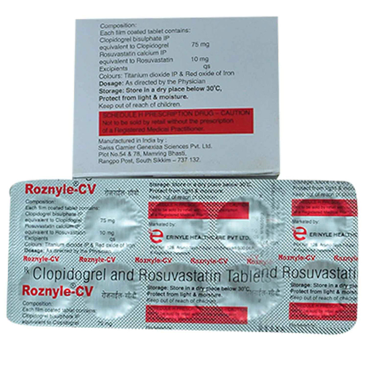 Roznyle-CV Tablet | Uses, Side Effects, Price | Apollo Pharmacy