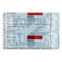 Rozustat Gold 20mg Capsule | Uses, Side Effects, Price | Apollo Pharmacy