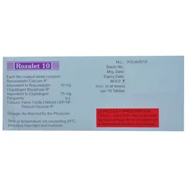 Rozalet 10 Tablet | Uses, Side Effects, Price | Apollo Pharmacy
